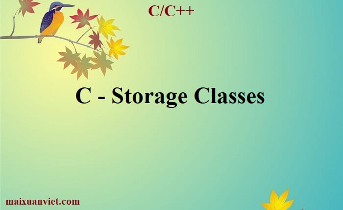 C Storage Classes Vietmxs Blog