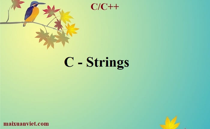 C - Strings - VietMX's Blog C - Strings - VietMX's Blog